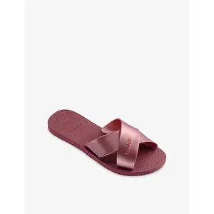 Havaianas Aqua Metallic Rubber Flip Flops