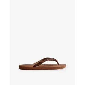 Havaianas Top Glitter Rubber Flip-flops - Rust