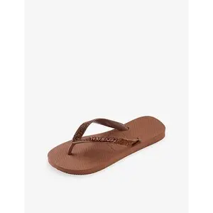 Havaianas Top Glitter Rubber Flip-flops