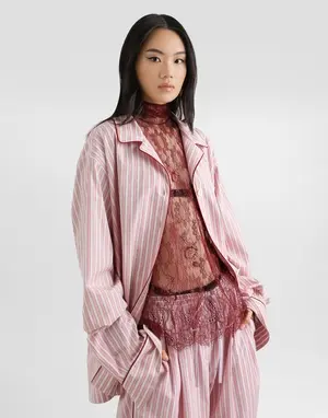 Dolce & Gabbana Striped Poplin Shirt