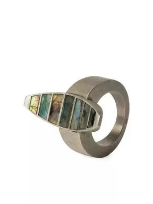 PARTS OF FOUR Crescent Labradorite Ring
