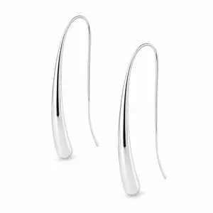 HYE JANE JEWELRY Serafina Sculptural Drop Earrings In Polished Gold Silver