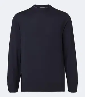 Canali Wool Sweater - Blue