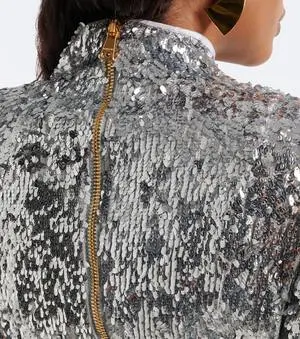 Balmain Sequined Mini Dress