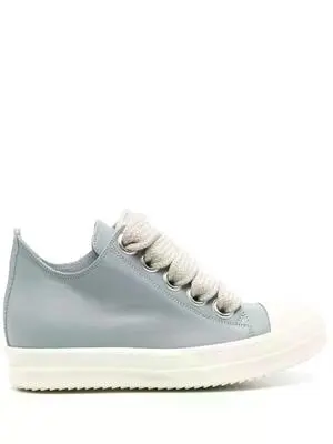 Rick Owens Jumbolaced Calf Leather Sneakers - Blue