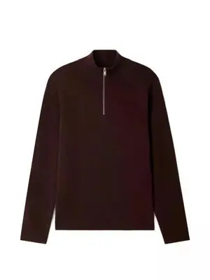 Sandro Half-zip Sweatshirt - Brown