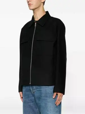 Sandro Theodore Patch-pocket Zip-up Jacket