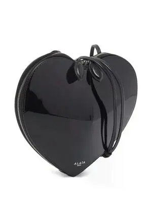 Alaïa Le Coeur Heart-shaped Crossbody Bag - Black