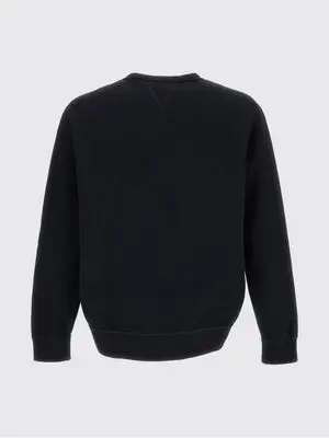 Polo Ralph Lauren Cotton Crewneck Sweatshirt With Embroidered Pony - Black