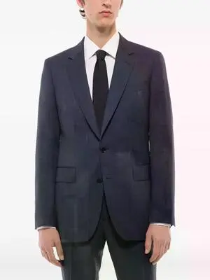 FURSAC Prince Of Wales Virgin Wool Suit Jacket