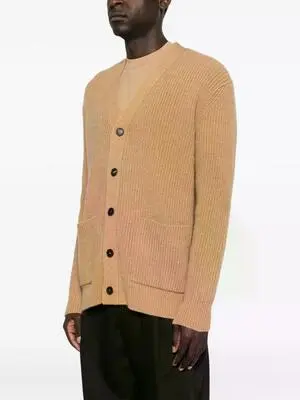 Malo Ribbed-knit V-neck Cardigan