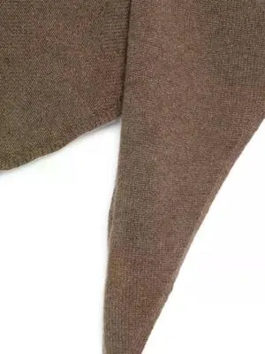 BEYOU Fine-knit Triangular Scarf