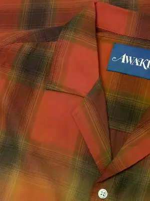 AWAKE NY Orchard St Plaid-print Shirt