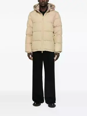Burberry Bideford Check-lining Hooded Jacket