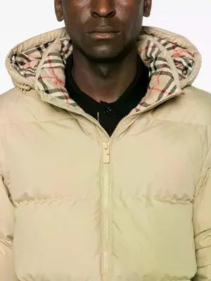 Burberry Bideford Check-lining Hooded Jacket