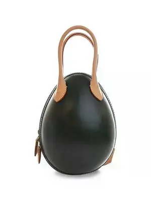 LOUIS VUITTON 2021-2026 Monogram And Calfskin Egg Bag Satchel