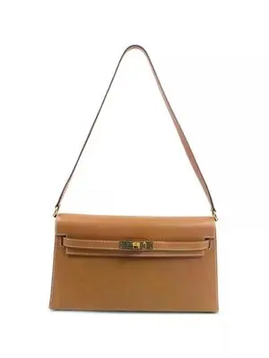 Hermès Kelly Elan Leather Shoulder Bag - Brown