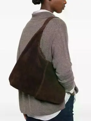 YERSE Suede Leather Shoulder Bag