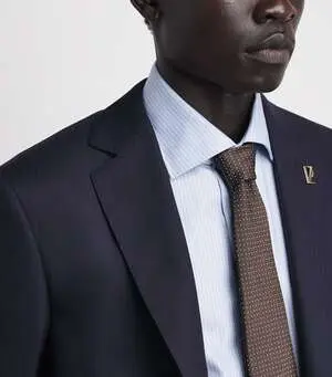 Canali Cotton Micro-stripe Shirt