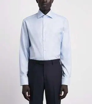 Canali Cotton Micro-stripe Shirt