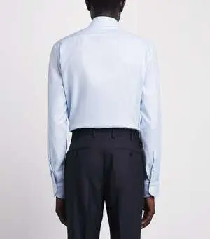 Canali Cotton Micro-stripe Shirt