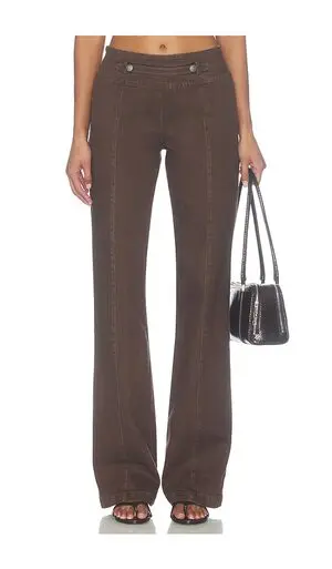 Amanda Uprichard Regency Pant - Chocolate