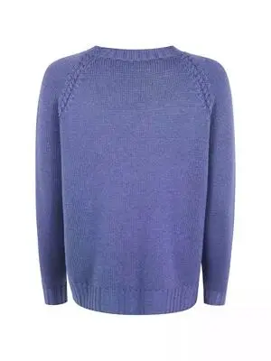 Rossopuro Crew Neck Raglan Sleeve Sweater