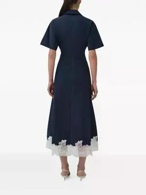 Simkhai Nerris Lace-trim Midi Dress
