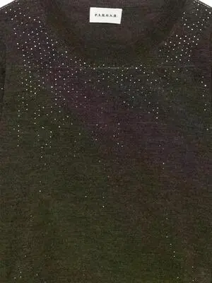 P.a.r.o.s.h Rhinestone-embellished Top