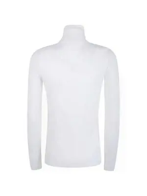 D.exterior Roll-neck Wool Sweater