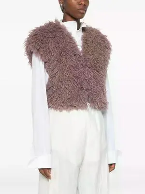 Liu Jo Faux-fur Sleeveless Jacket