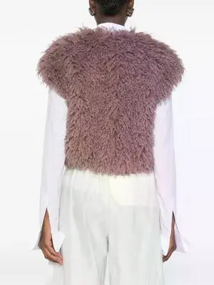 Liu Jo Faux-fur Sleeveless Jacket