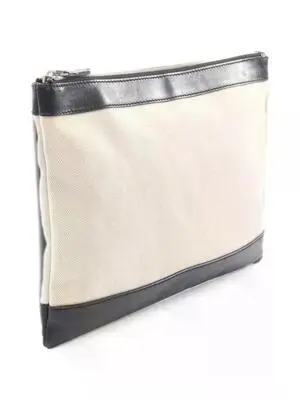 Balenciaga 2000s Medium Navy Clip Clutch Bag