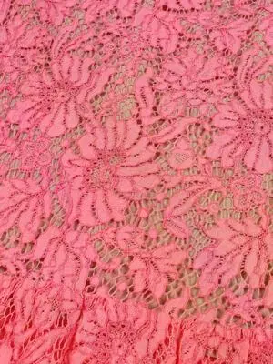 Gucci Lace Midi Skirt With Web-stripe Waistband