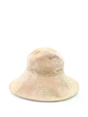 Hermès 2010s Gene Les Leopards Bucket Hat - Neutrals