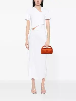 Hermès 2012-2026 Small Toile Bride A Brac Case Vanity Bag - Orange