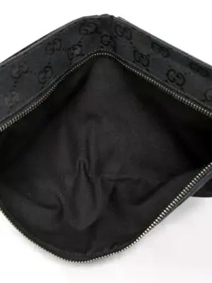 Gucci 2000-2015 Gg Canvas Double Pocket Belt Bag