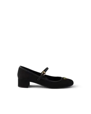 Prada Fabric Mary Jane Pumps
