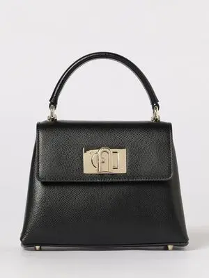 Furla 1927 Grained Leather Top Handle Bag