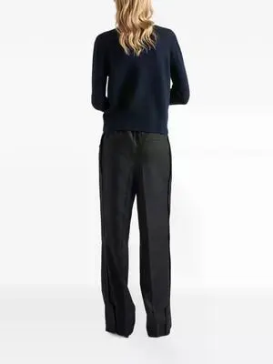 Prada Wool And Cashmere Cardigan With Embellished Collar