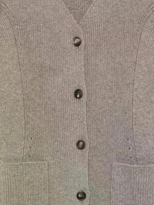 Malo Ribbed-knit V-neck Cardigan