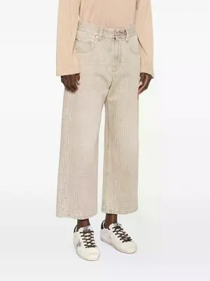 Brunello Cucinelli Prince Of Wales Check Jeans