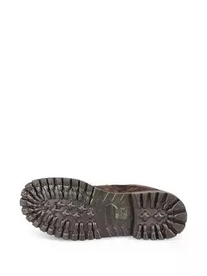 Moma Dark Suede Lace-up Boots