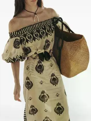 Johanna Ortiz Echoes Of The Frontier Shell-detail Belt - Neutrals