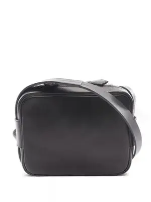 Hermès Leather Messenger Bag - Black