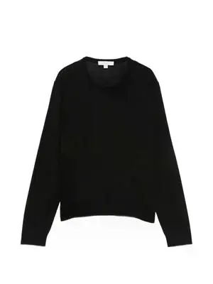 Malo Fine Knit Contrast Stitch Top