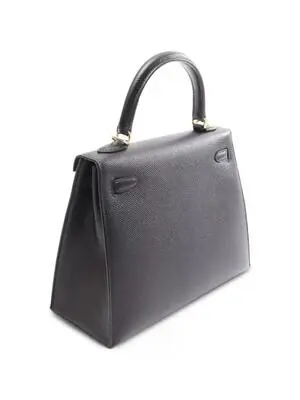 Hermès 2021 25 Kelly Two-way Handbag - Black