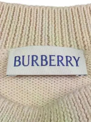 Burberry Logo Patch Crew Neck Sweater