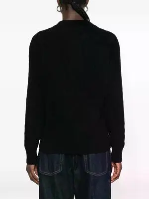 PUROTATTO Cable-knit Long-sleeve Sweater