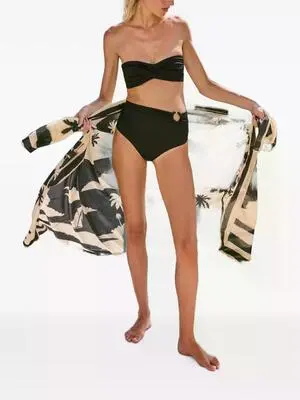 Johanna Ortiz High-waisted Bikini Bottoms With Ring Detail